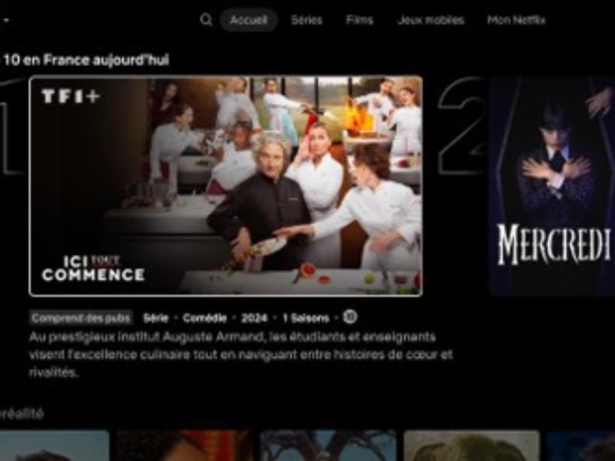 Realscreen » Archive » TF1 programming now available on Netflix in France